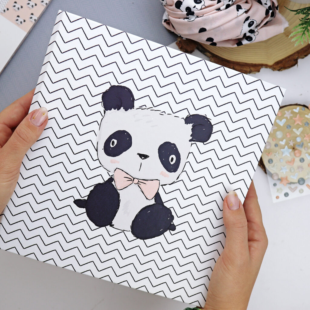 Álbum de fotos con relleno Pequeño Panda tamaño A5 | RitaRita