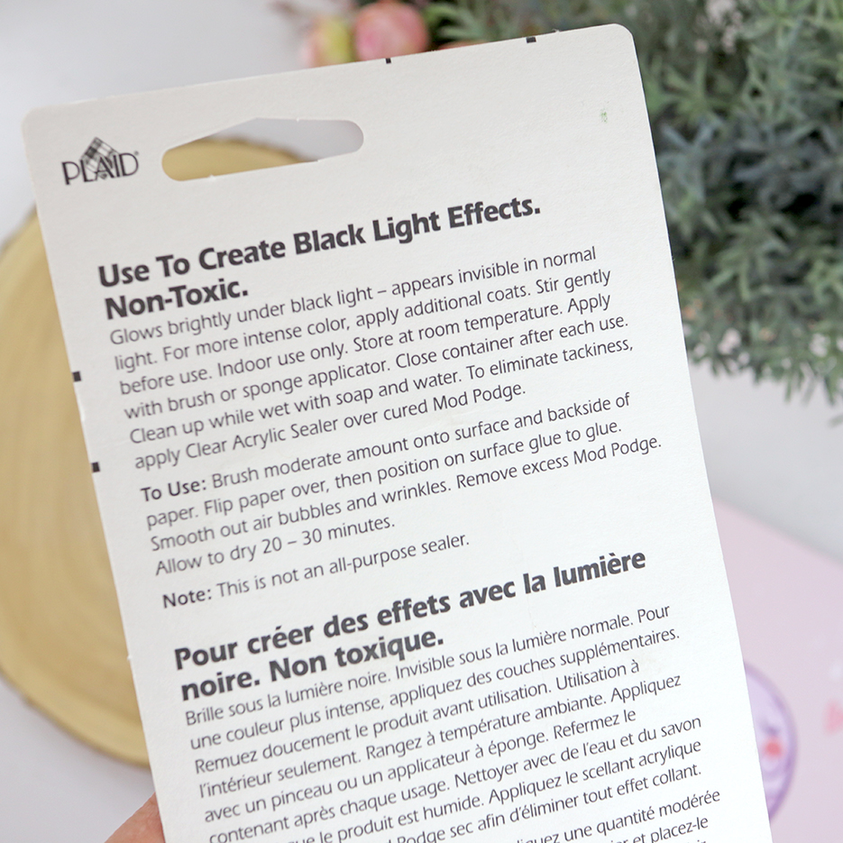 Mod Podge Black Light | RitaRita