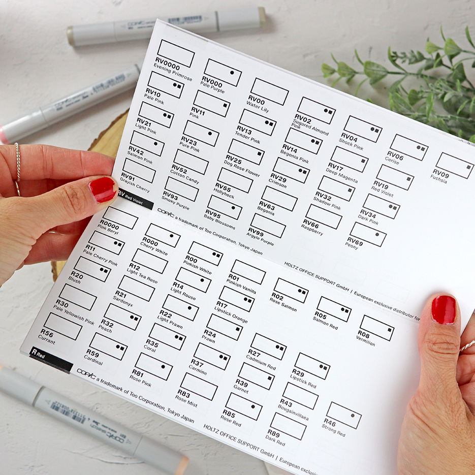 Swatch Book de Copic | RitaRita